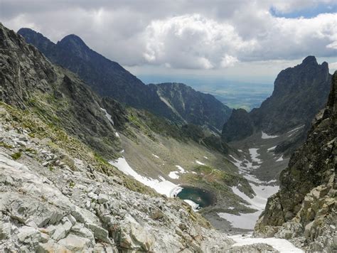 z górami w tle Tatry Wysokie Stary Smokowiec Chata Téryego Lodowa