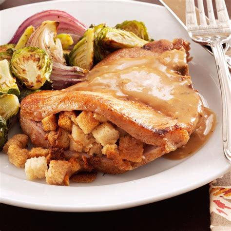 Côtelettes de porc simplement farcies Guide Recettes