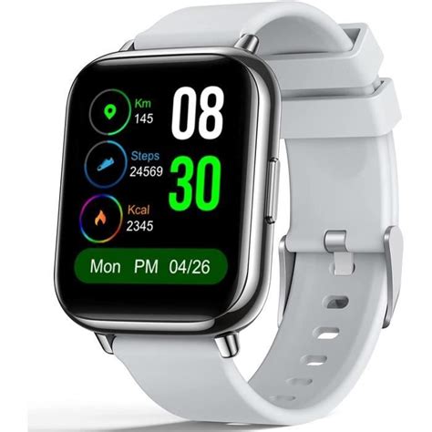 Montre Connectée Homme Femme Montre Intelligente Bluetooth 5 0