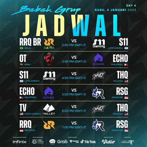Ini Jadwal M World Championship Gamebrott