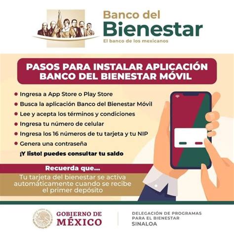 Conoce los pasos para instalar la aplicación Banco del Bienestar Móvil