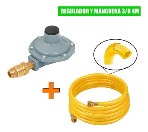 Kit Regulador De Gas L P Manguera M C Conexion Foset Meses Sin