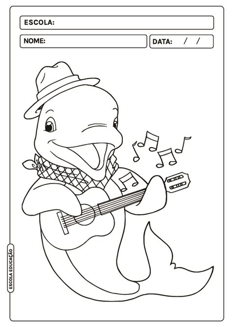 11 Desenhos Do Boto Cor De Rosa Para Colorir Folclore Brasileiro