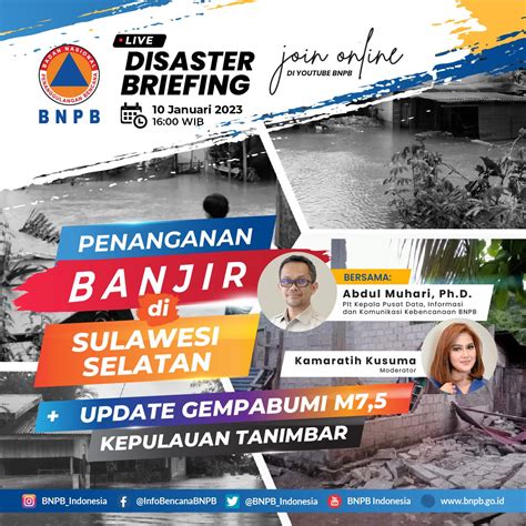 Bnpb Indonesia On Twitter Halo Sahabattangguh Simak Disaster