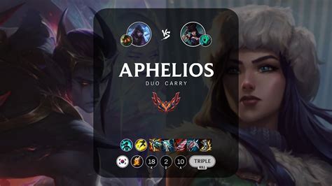 Aphelios ADC Vs Caitlyn KR Grandmaster Patch 13 22 YouTube