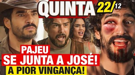 MAR DO SERTÃO Capítulo de hoje 22 12 QUINTA Resumo da Novela Mar do