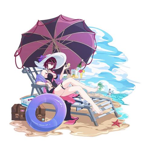 Illustration Genshin Impact Honkai Star Rail Huge Breasts Yelan Kafka