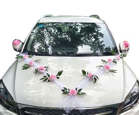 Dekoracja ślubna samochodu ozdoby na auto do ślubu 13640971661 Allegro pl
