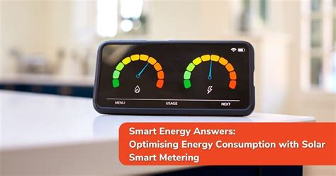 Optimising Energy Consumption With Solar Smart Metering