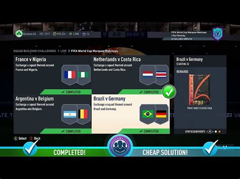 Marquee Matchups Fifa Ultimate Team World Cup Marquee Matchups Sbc