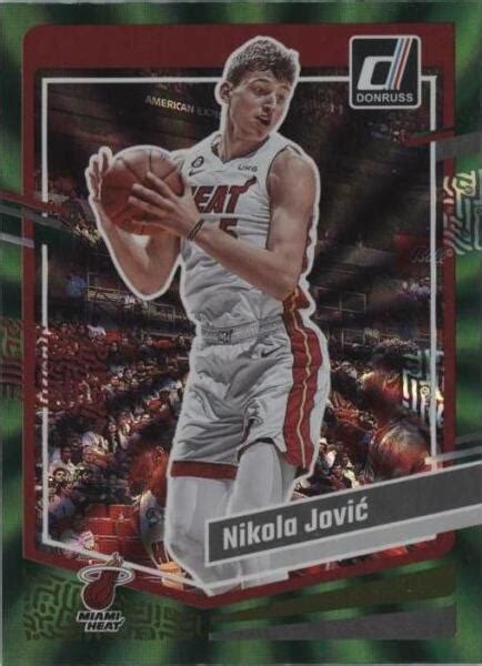 Panini Donruss Holo Green Laser Nikola Joki For Sale