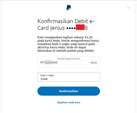 Cara Verifikasi Paypal Dengan Jenius E Card UPDATE 2023
