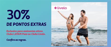 Só hoje LATAM Pass oferece 30 de bônus nas transferências da Livelo