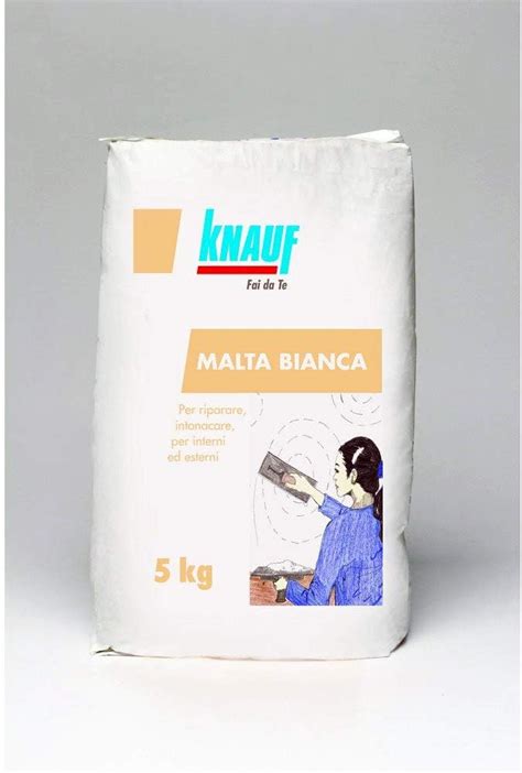 KNAUF Malta Pronta Bianca Kg 5 Amazon It Fai Da Te