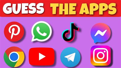 Guess The Logo In 3 Seconds 25 Apps Logo Quiz YouTube