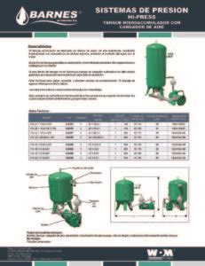 Ficha Técnica HI1 WDM PUMPS PANAMÁ