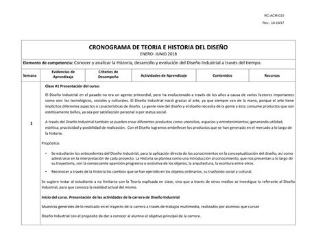 PDF CRONOGRAMA DE TEORIA E HISTORIA DEL DISEÑOarquitectura uanl mx wp