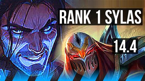 SYLAS Vs ZED MID Rank 1 Sylas Comeback 9 Solo Kills 67 Winrate