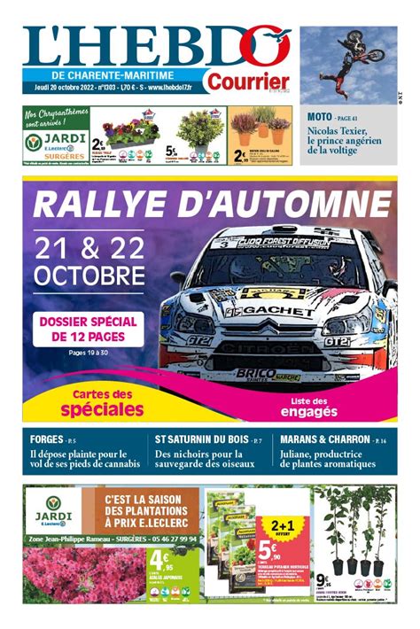 Courrier Français N4074 du 20 octobre 2022 à télécharger sur iPad