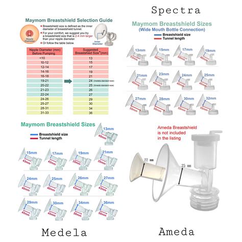 Flange Size Printable Chart