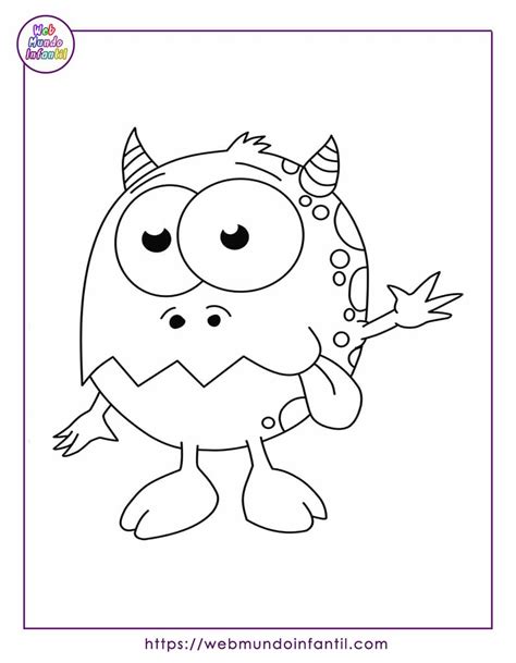 Dibujos De Monstruos Para Colorear E Imprimir GRATIS