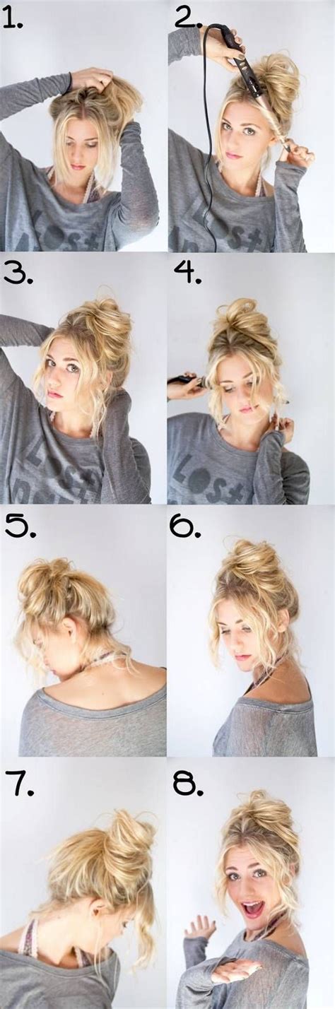 Messy Dutt Kurze Haare Madame Frisuren
