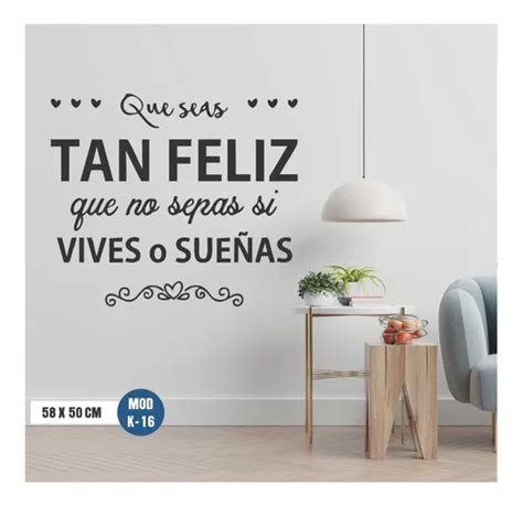 Vinilos Decorativos Pared Frase Autoadhesivo