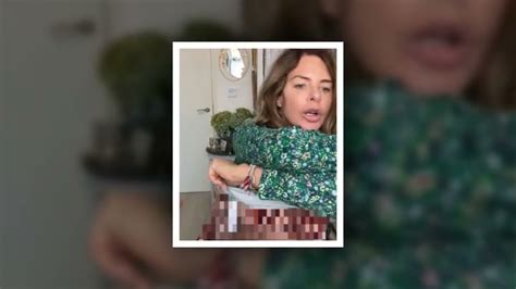 Trinny Woodall Accidentally Flashes Boobs At Fans While Undressing In