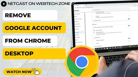 How To Remove Google Account From Chrome Desktop Laptop Youtube