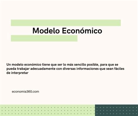 Modelo Económico Definición Qué es y Ejemplos 2024