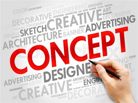 CONCEPT Word Cloud Stock Image Colourbox