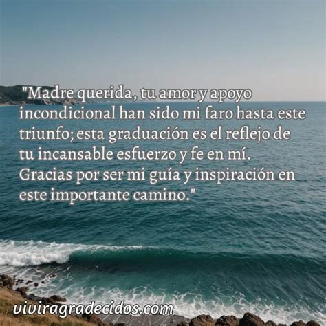Mejores Frases de agradecimiento a mi madre por mi graduación Vivir