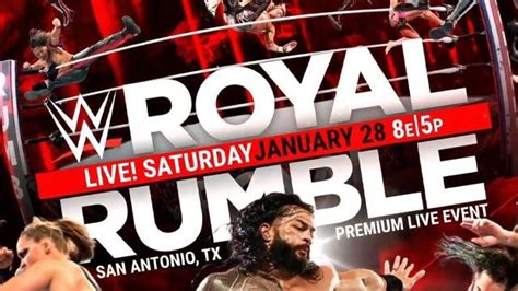 WWE Royal Rumble 2023 Match Card Results WWE PPV