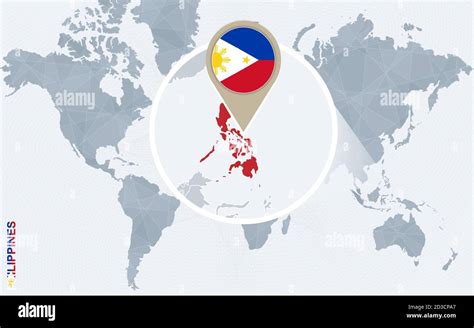 Bandera Del Mapa De Filipinas Mapa De Filipinas Con Vector De La The