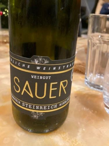 Heiner Sauer Steinreich Riesling Trocken Vivino