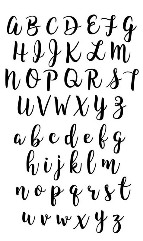 7 Ideas De Abecedario En Letra Bonita Tipos De Letras Abecedario