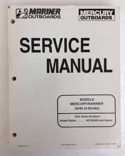 Mercury Hp Stroke Service Manual