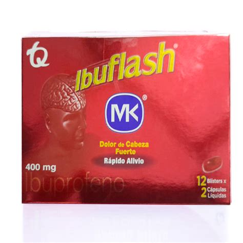 Droguería La Economía ibuflash forte mk 400 mg x 24 capsulas