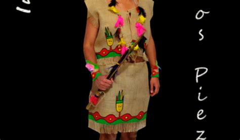 Indigena Hombre Dos piezas Muyska Trajes Típicos y Artesanías de Colombia