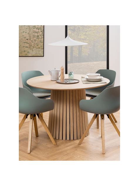 Runder Esstisch Christo aus Eichenholz Ø 120 cm Westwing