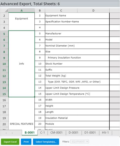 exporting worksheets to excel