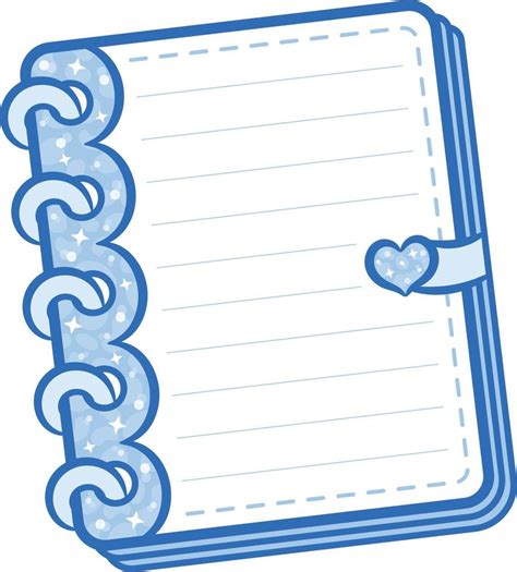 Diary Book Note Letter With Pastel Coloring For Writing 11153212 Vector