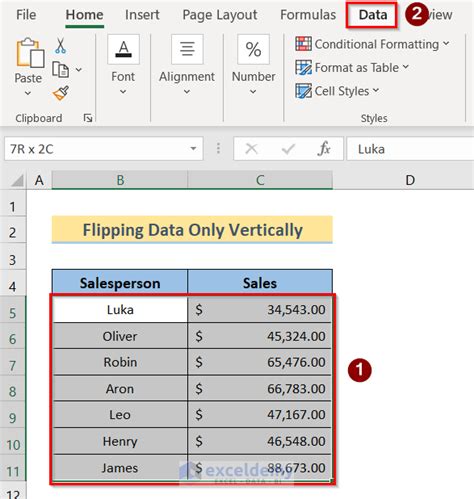 How To Flip Data In Excel Chart 5 Easy Methods ExcelDemy