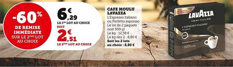 Promo Café Moulu Lavazza chez U Express iCatalogue fr
