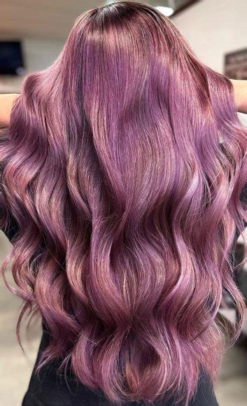 42 Stunning Autumn Hair Colour Ideas To Embrace The Season Mauve