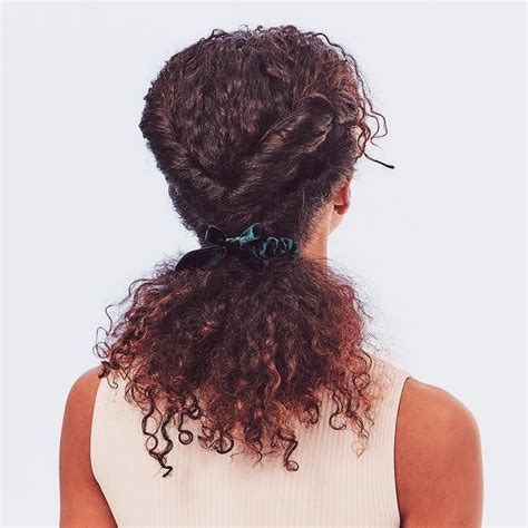 VELVET BOW SCRUNCHIE Hair Styles Twist Ponytail Slicked Back Ponytail