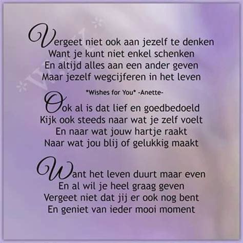 Vergeet Niet Ook Aan Jezelf Te Denken Serieuze Citaten