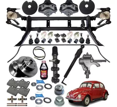 Kit Adaptação Suspensão Fusca Freio Disco C catraca Original