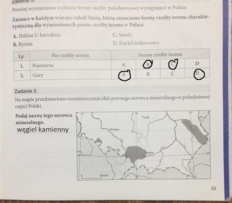 Sprawdzian Z Geografii Klasa 5 Dział 2 Krajobrazy Polski Margaret Wiegel