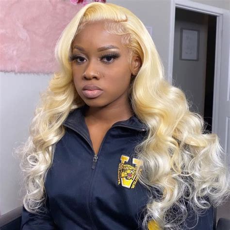613 Blonde Body Wave Human Hair Lace Front Wigs 180 Density Tinashehair